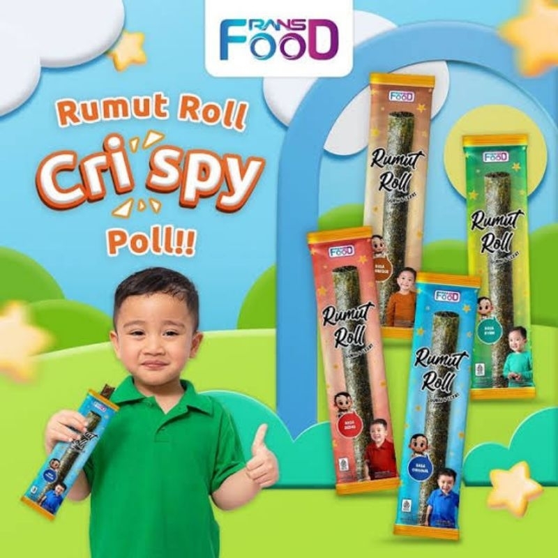 Jual RANS RUMUT NORI ROLL RASA PANGGANG ORIGINAL | AYAM | PEDAS ...