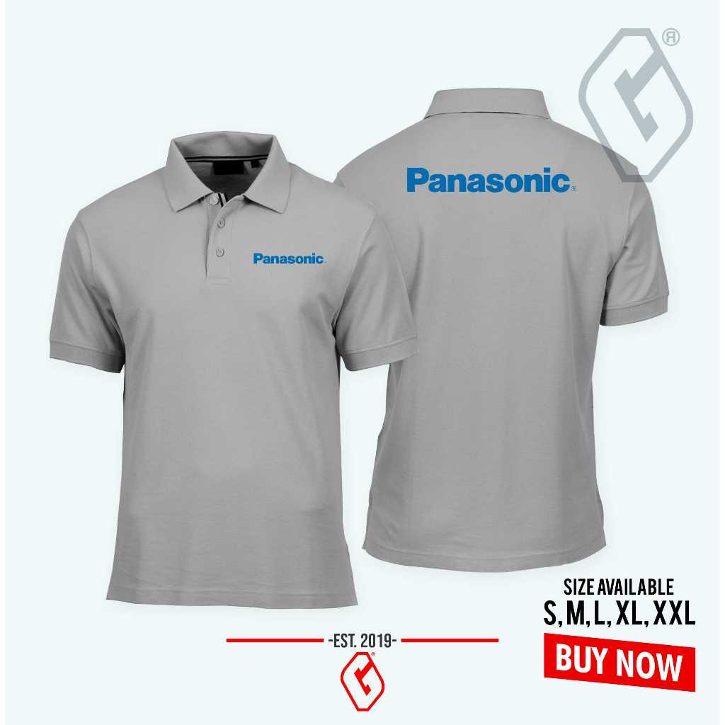 Jual polo shirt Panasonic elektronik / baju kerah electronic Panasonic ...
