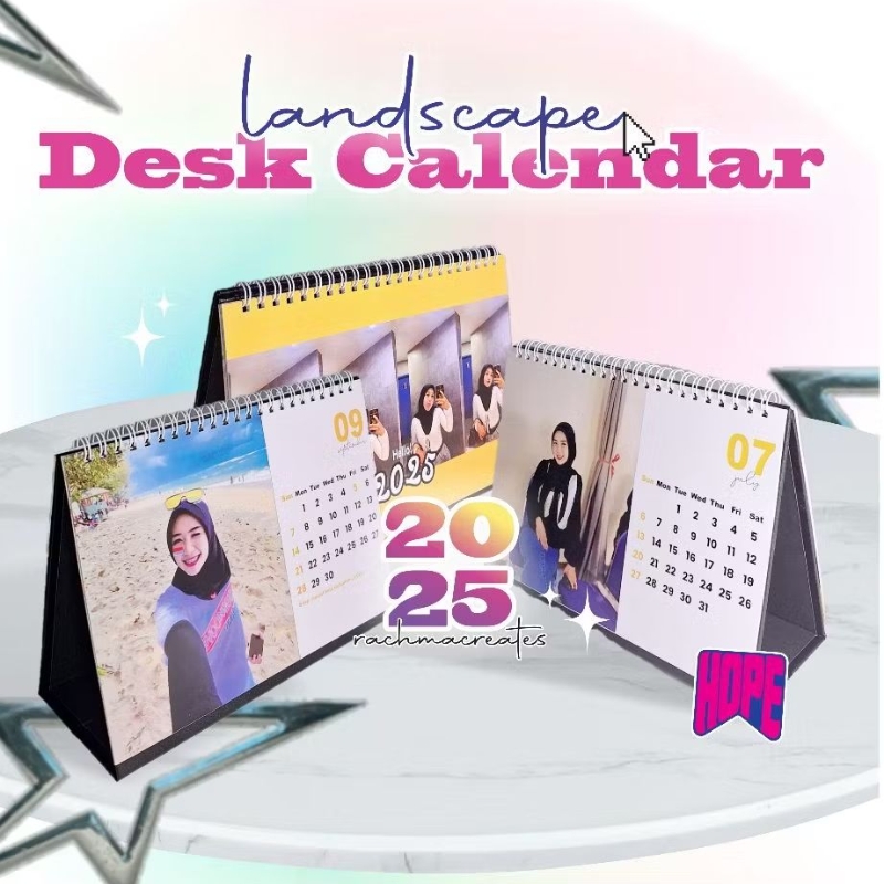 Jual Landscape Desk Calendar 2025 | Kalender Meja Landscape 2025 ...