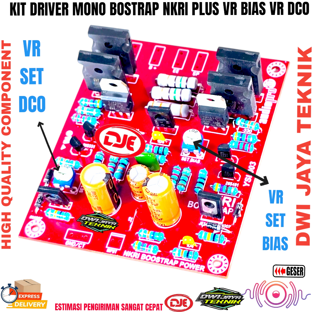 Jual Kit Driver Power Mono BOSTRAP NKRI PLUS VR BIAS VR DCO | Shopee ...