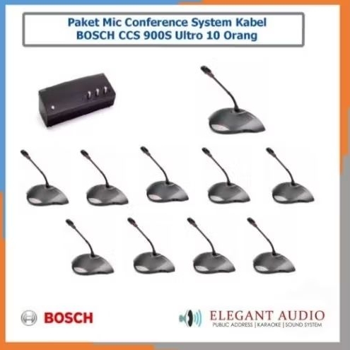 Jual Paket conference mic | Mic conference BOSCH CCS900 ULTRO | BOSCH ...
