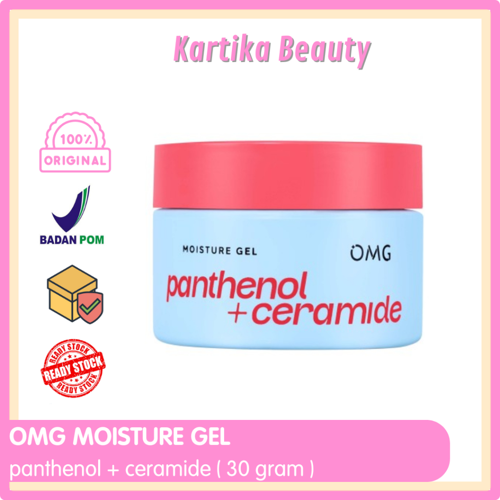 Jual OMG MOISTURE GEL PANTHENOL + CERAMIDE 30 GRAM | SKIN BARRIER ...