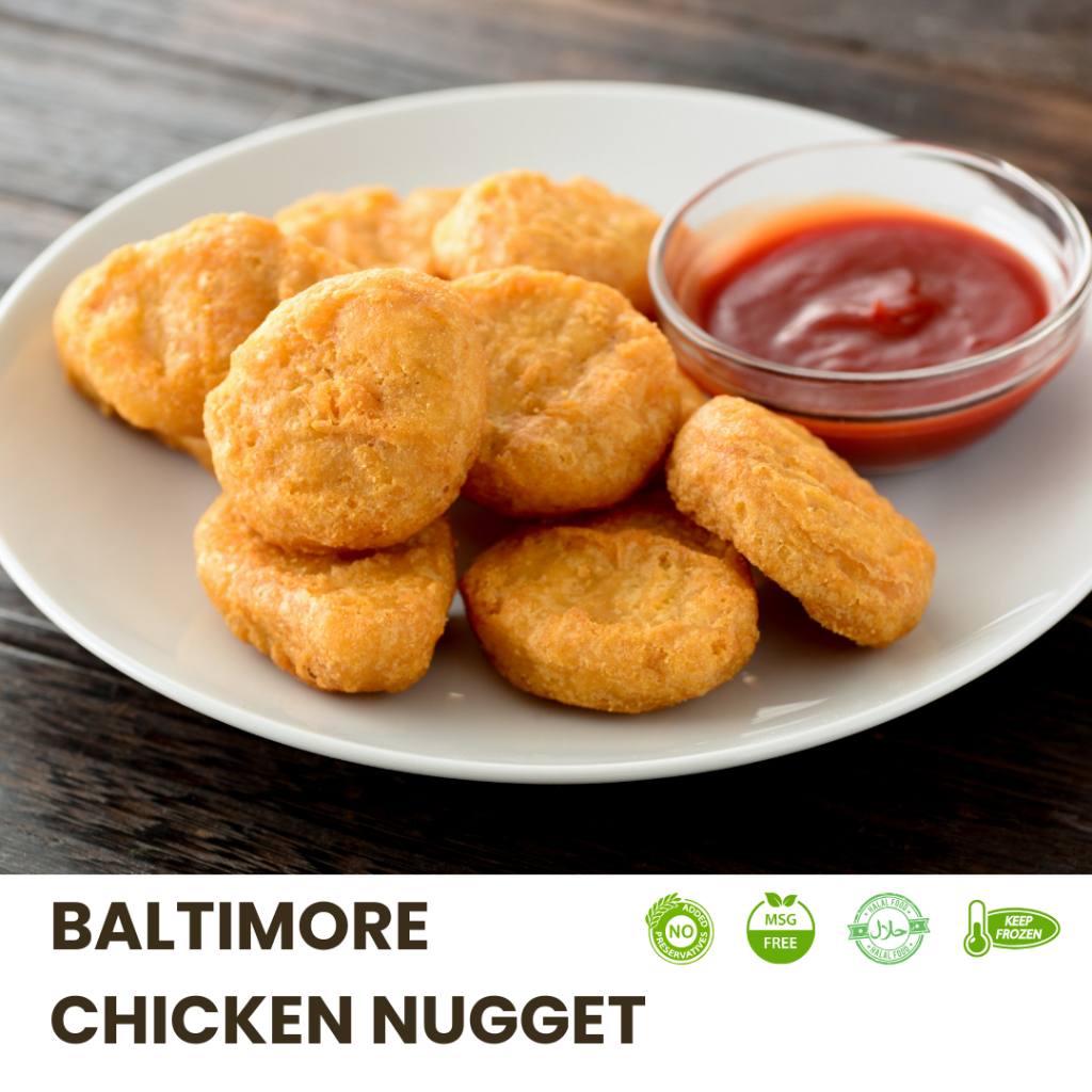 Jual premium CHICKEN NUGGET AYAM 1 kg FAVORIT resto,cafe NO MSG NO ...