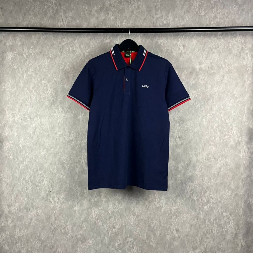 Jual [ vvip quality ] polo b t-shirt kerah pria dewasa atasan polos ...