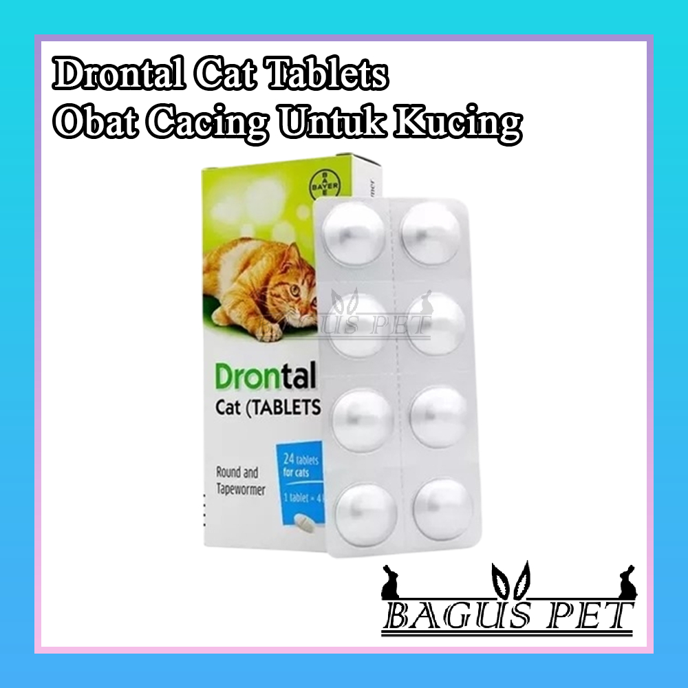 Jual Drontal Cat Obat Cacing Kucing 1 Tablet | Shopee Indonesia
