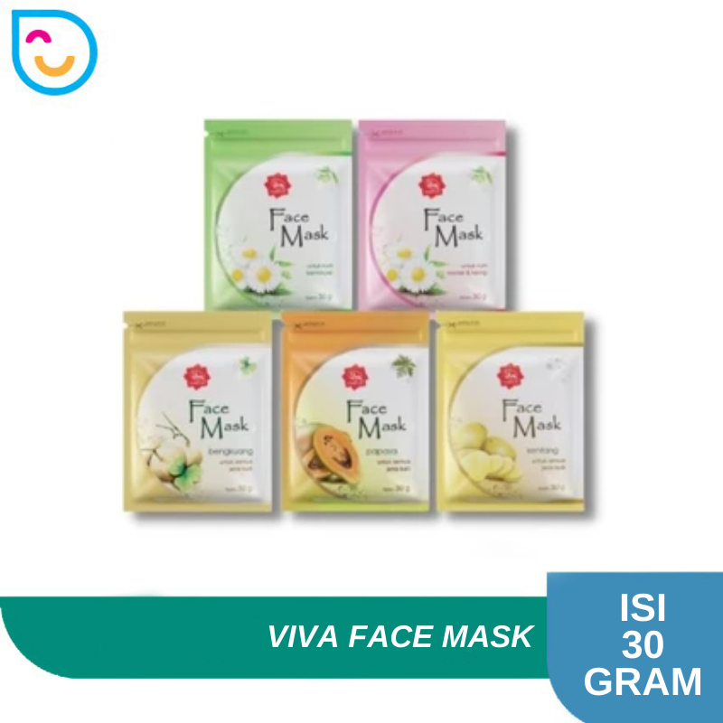 Jual Viva Face Mask Sachet ukuran 30 g / BISA BAYAR DITEMPAT(COD ...