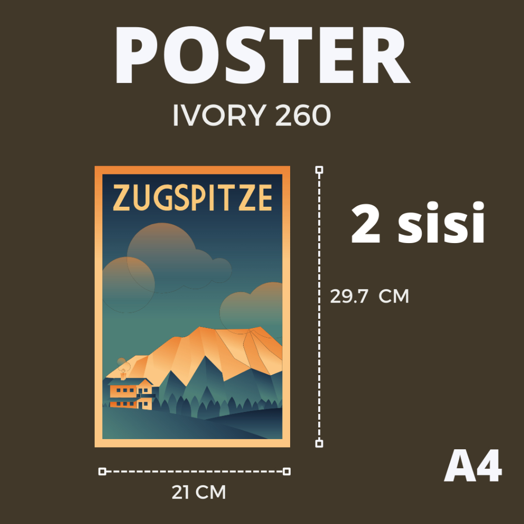 Jual [2 SISI A4] 260gr CETAK POSTER CUSTOM MURAH KPOP IDOL BAND IVORY ...