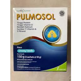 Jual PULMOSOL CREAMY VANILLA 50 GRAM BOX 3 SACHET (150 GRAM) | Shopee ...