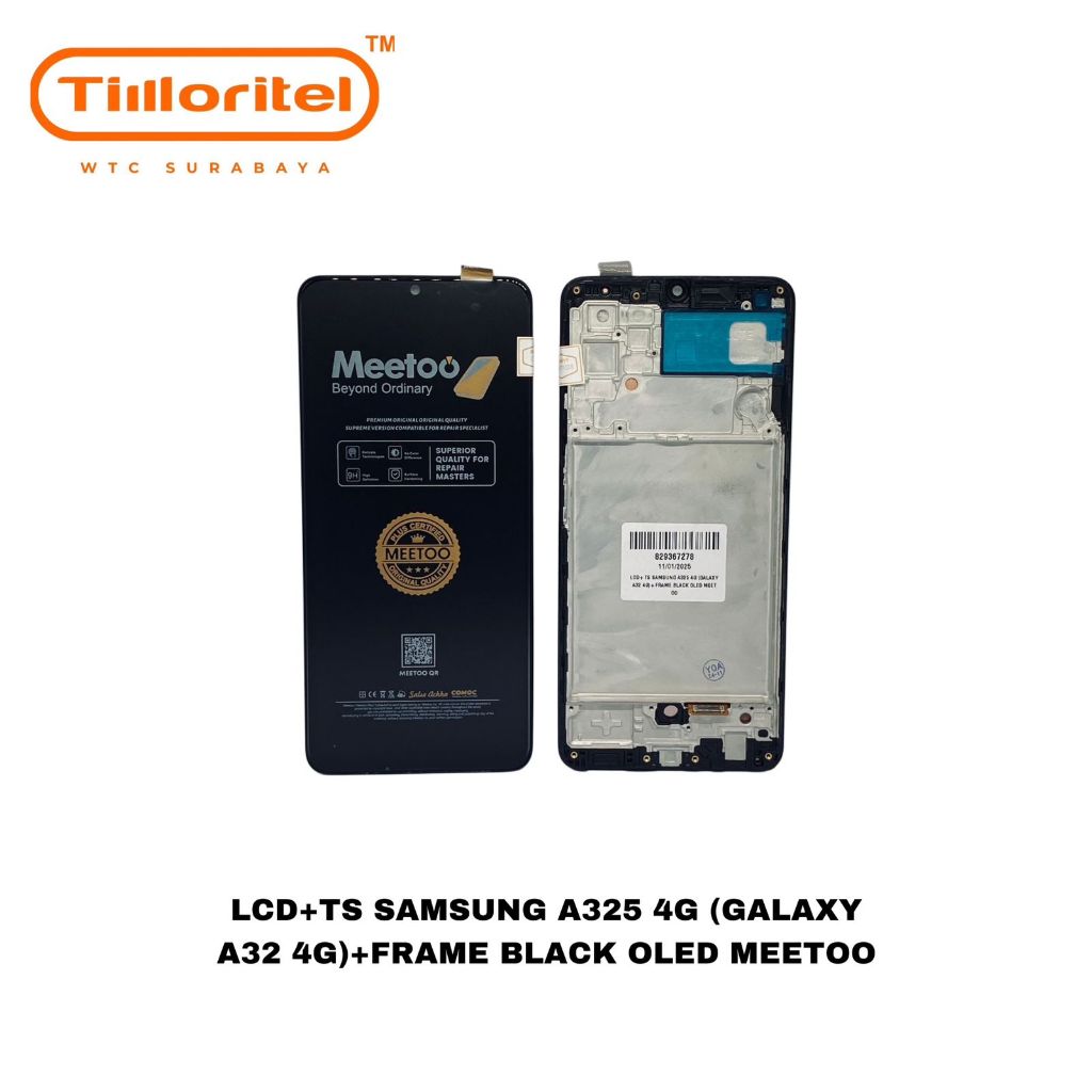 Jual LCD+TS SAMSUNG A325 4G (GALAXY A32 4G)+FRAME BLACK OLED MEETOO ...