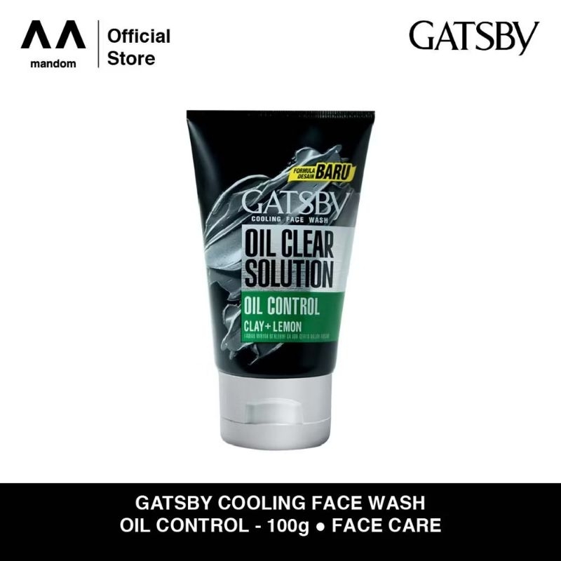 Jual Gatsby Cooling Facewash - Oil Control Clay and Lemon | Shopee Indonesia
