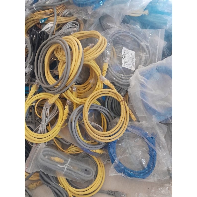 Jual kabel lan ori bawaan pabrik ont router dan stb 8 pin panjang 1,5 ...