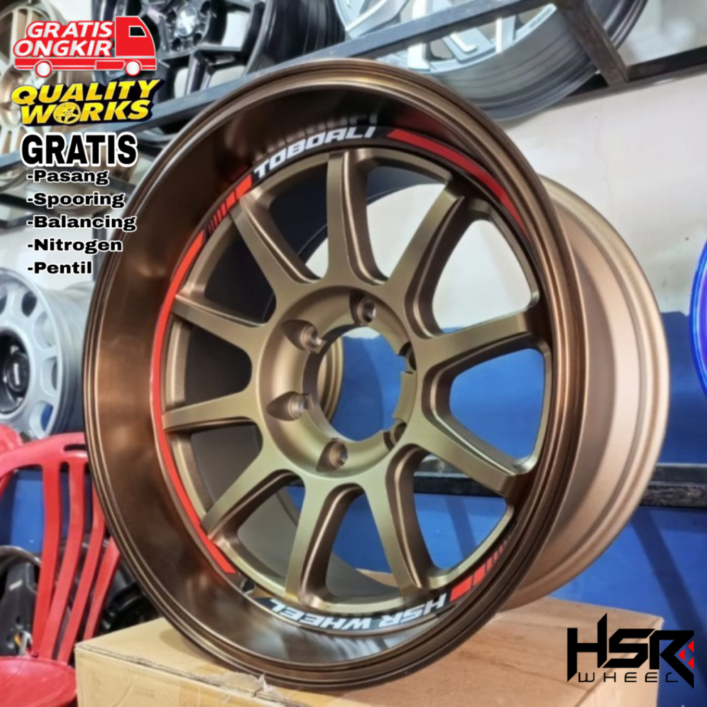 Jual Velg Racing Mobil Pajero, Fortuner, R18 Lebar 9,5 Velg Jdm Hsr Toboali | Shopee Indonesia