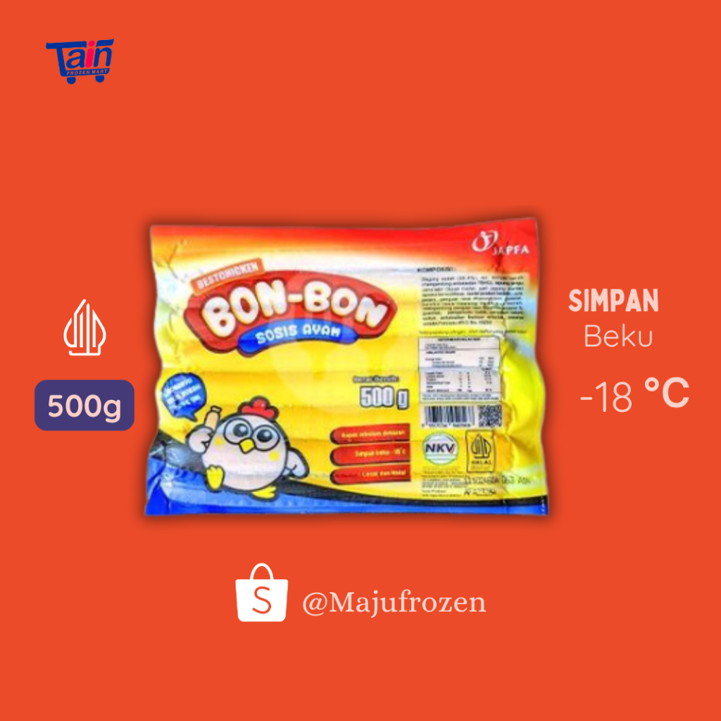 Jual bon bon sosis ayam 500 gr isi 30 pcs | Shopee Indonesia