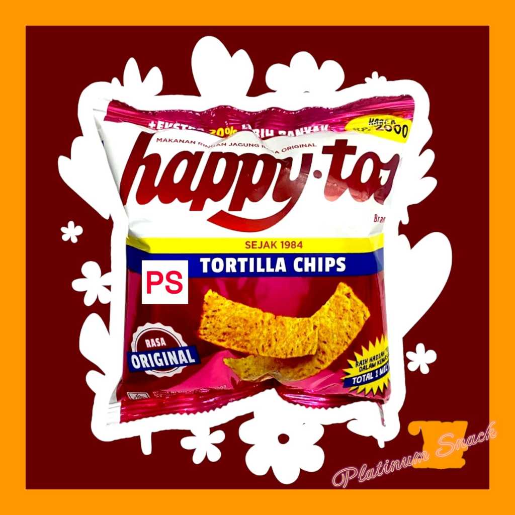 Jual Happy Tos Tortilla Chips | Isi 10 Bungkus | Shopee Indonesia
