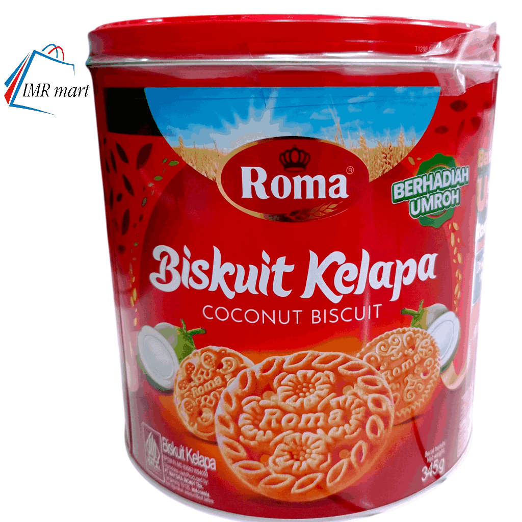 Jual Roma Biskuit Kelapa Kaleng 345 gram kue kaleng lebaran parcel ...