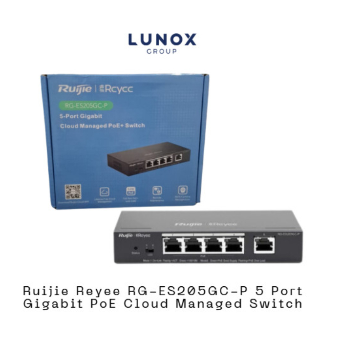 Jual Ruijie Reyee RG-ES205GC-P 5 Port Gigabit PoE Cloud Managed Switch | Shopee Indonesia