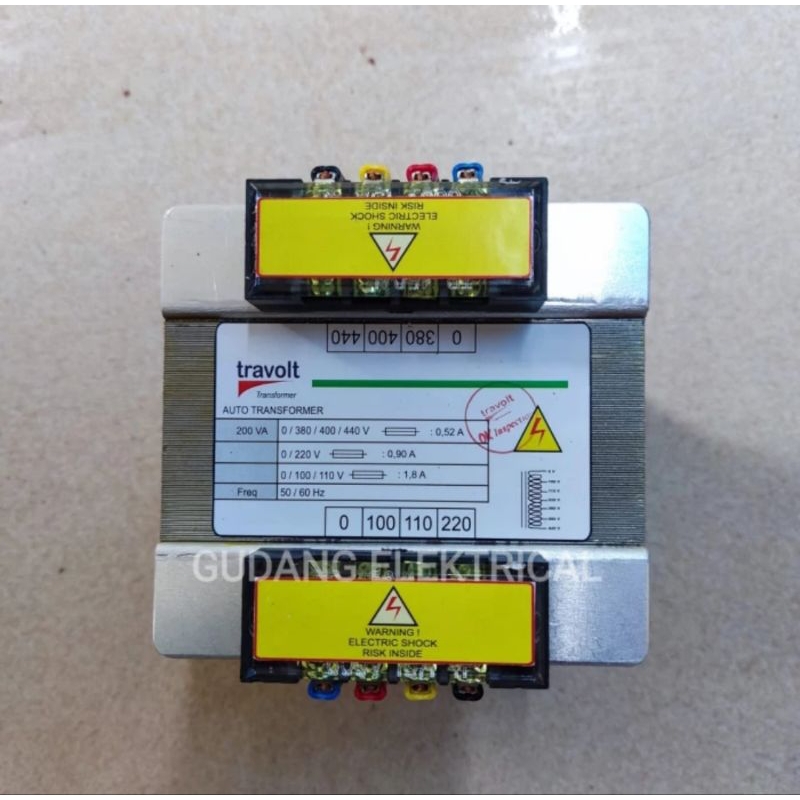 Jual Trafo Step Up Down Auto 200VA 380V/400V/440V - 100V/110V/220V | Shopee Indonesia