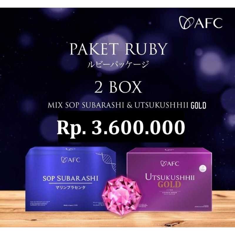 Jual [Official Store] Paket Ruby Mix Sop Subarashi Utsukushii Gold ...