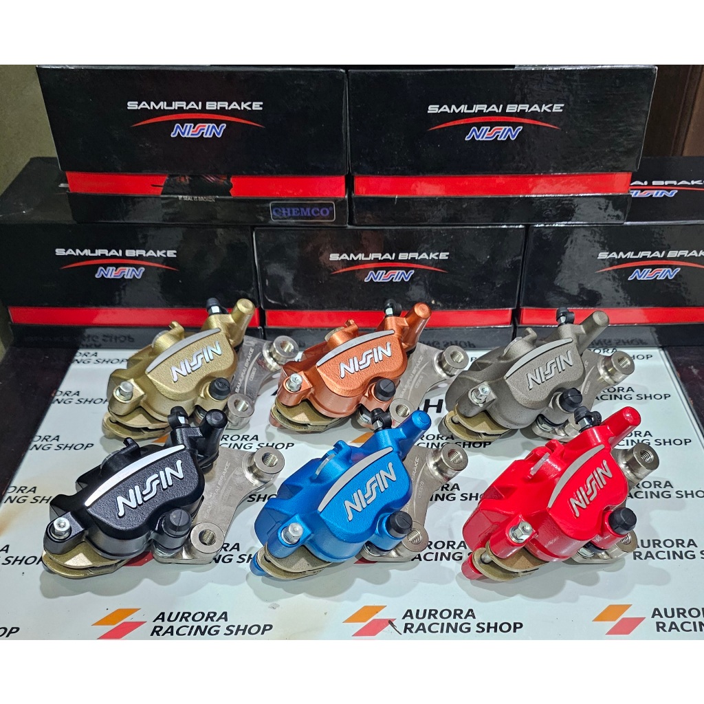 Jual KALIPER DEPAN NISSIN SAMURAI 2 PISTON JUPITER Z - F1ZR - VEGA R OLD - RX KING NEW - NOUVO ...