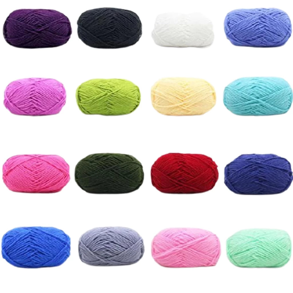 Jual Benang Wol / Benang Rajut Warna Warni ALAT TULIS SENANG | Shopee ...