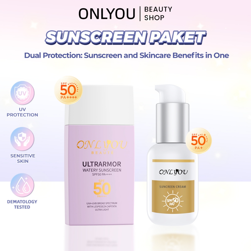 Jual 【BPOM】ONLYOU Multi Tabir Surya Protection Set ONLYOU Ultrarmor ...