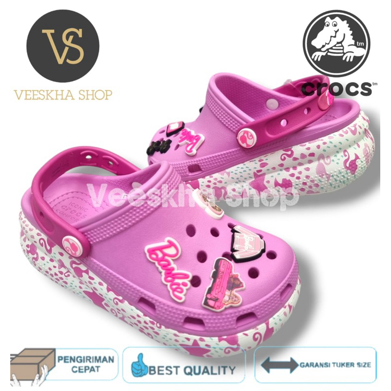 Jual CROCS CRUSH CLOG KIDS/CROCS BARBIE/CROCS HELLO KITTY/CROCS ANAK ...