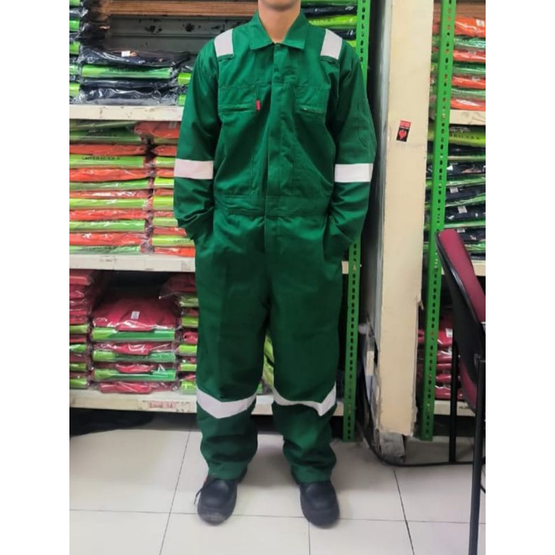 Jual WEARPACK COVERALL SAFETY NOMEX IIIA WARNA HIJAU BERKUALITAS ...