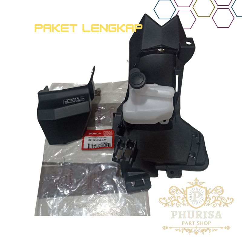 Jual Spakbor kolong vario set lengkap cover tabung dan tabung radiator ...