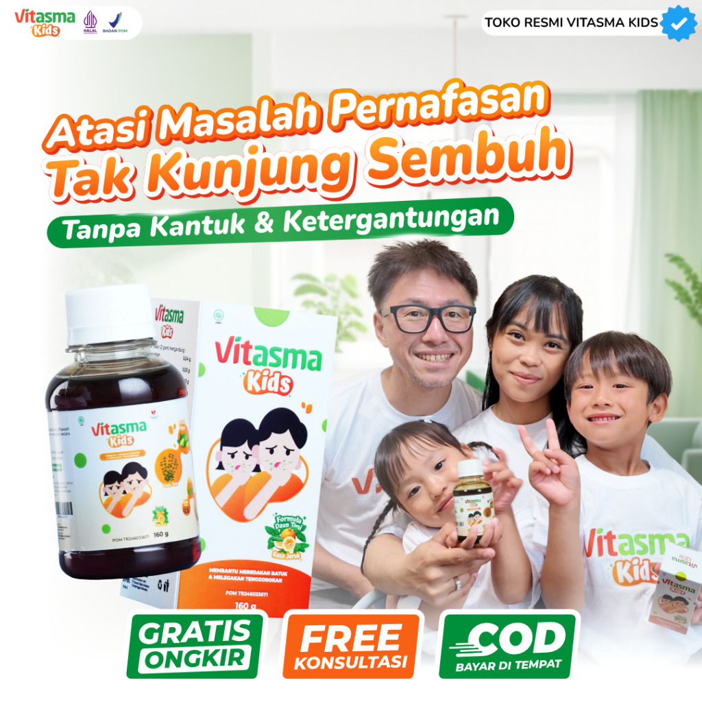 Jual PAKET 1 BOTOL VITASMA KIDS - MADU HERBAL OBAT SOLUSI BATUK SAKIT ...