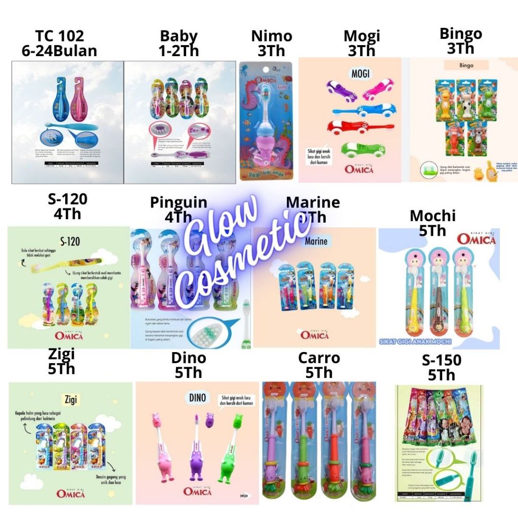 Jual Omica Sikat Gigi Anak TC 102 | Omica Baby | Omica S120 | Omica ...