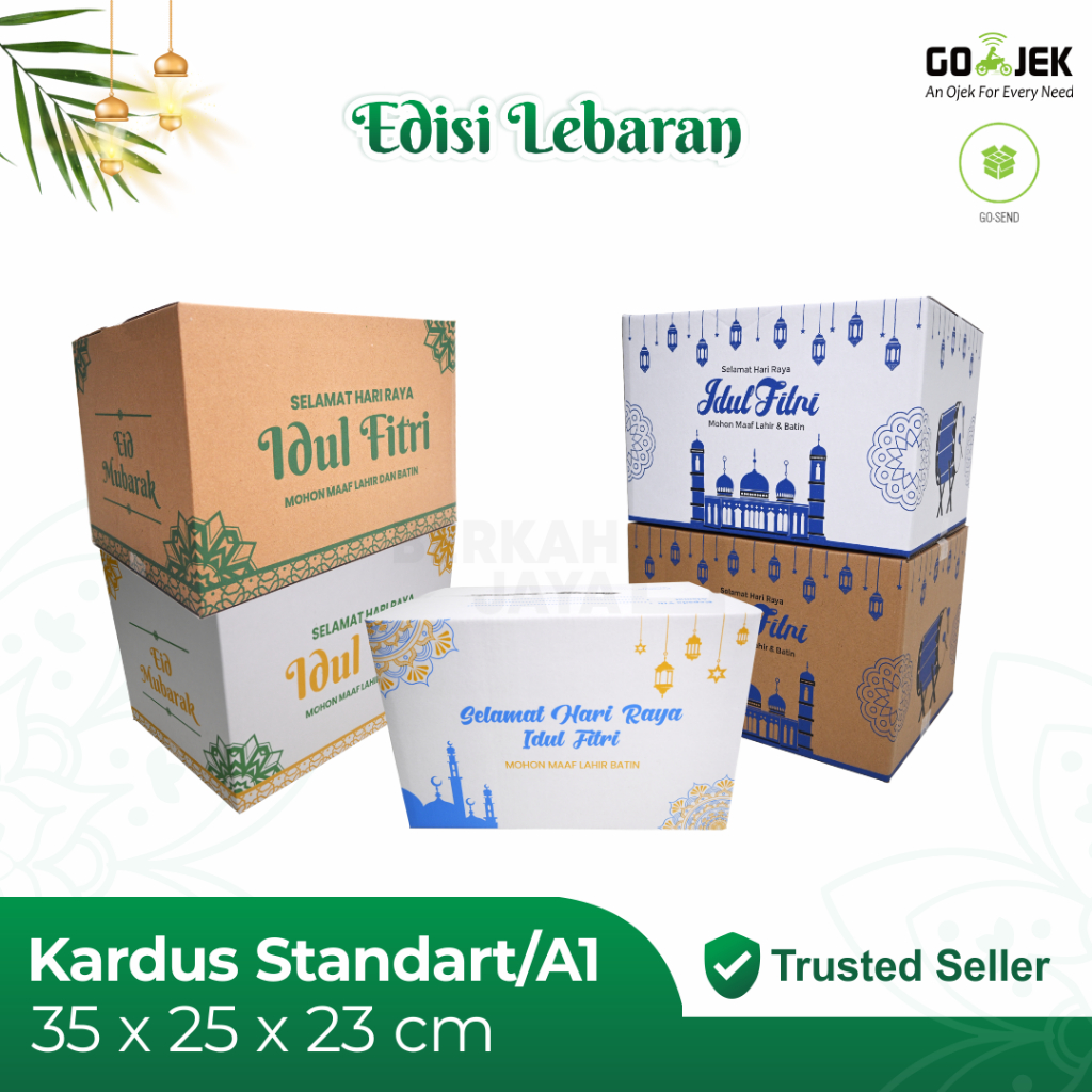 Jual Kardus Lebaran/Hampers/Parcel/Idul Fitri/Dus Paket - Putih ...