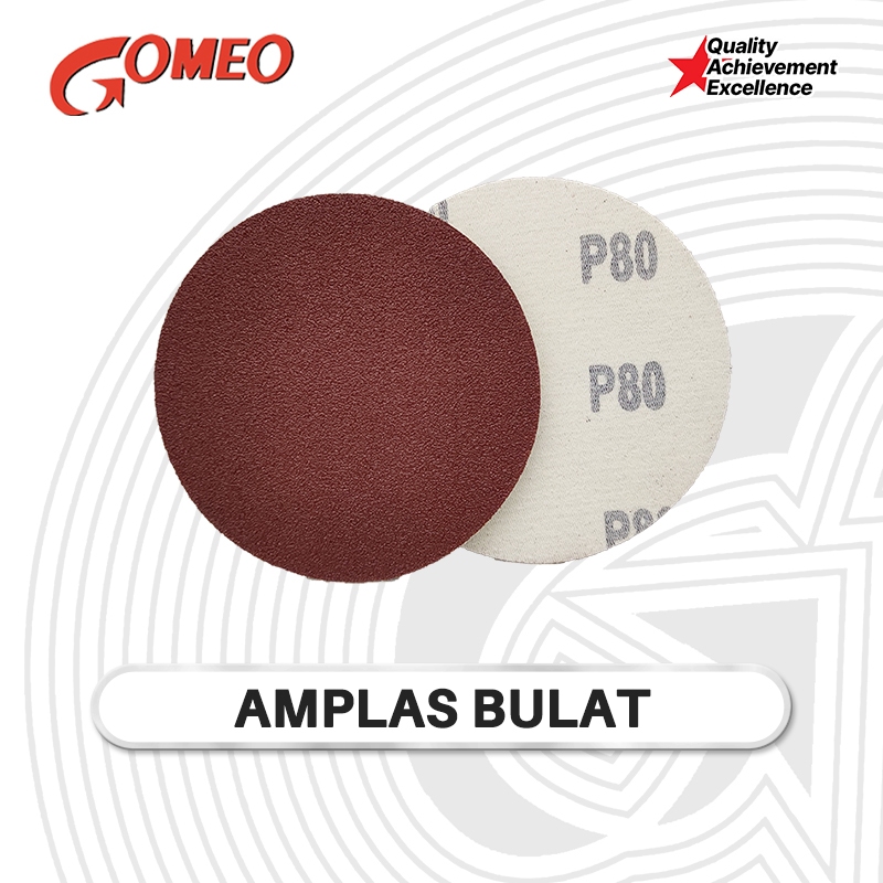 Jual GOMEO Amplas Bulat Amplas Velcro | Shopee Indonesia