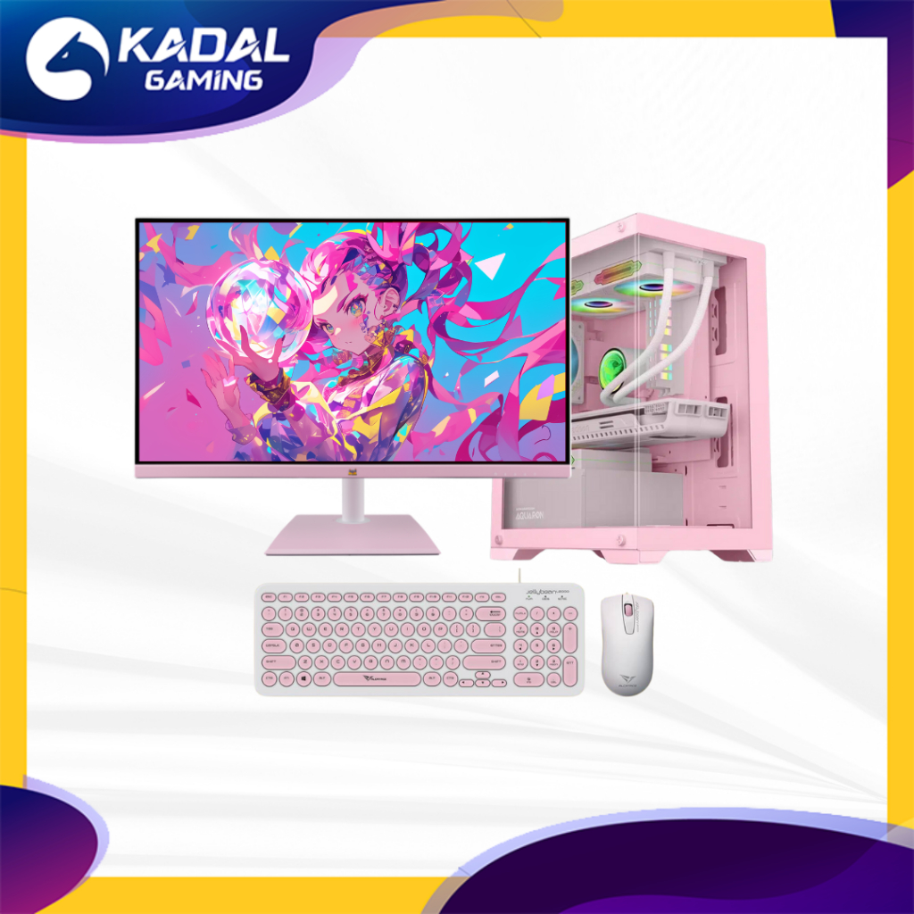 Jual PC GAMING EDITING PINK INTEL CORE I5 10400F VGA NVIDIA RTX 3050 ...