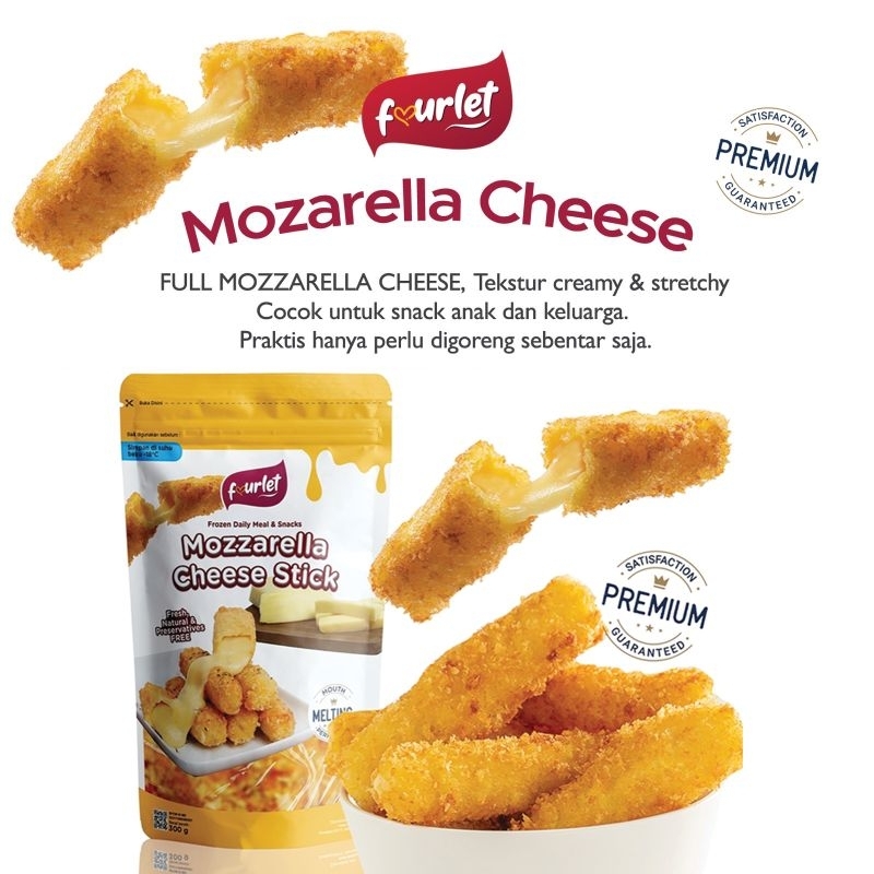 Jual Mozarella Cheese Stick/ Stik Keju/ Frozen Cheese Stick | Shopee ...