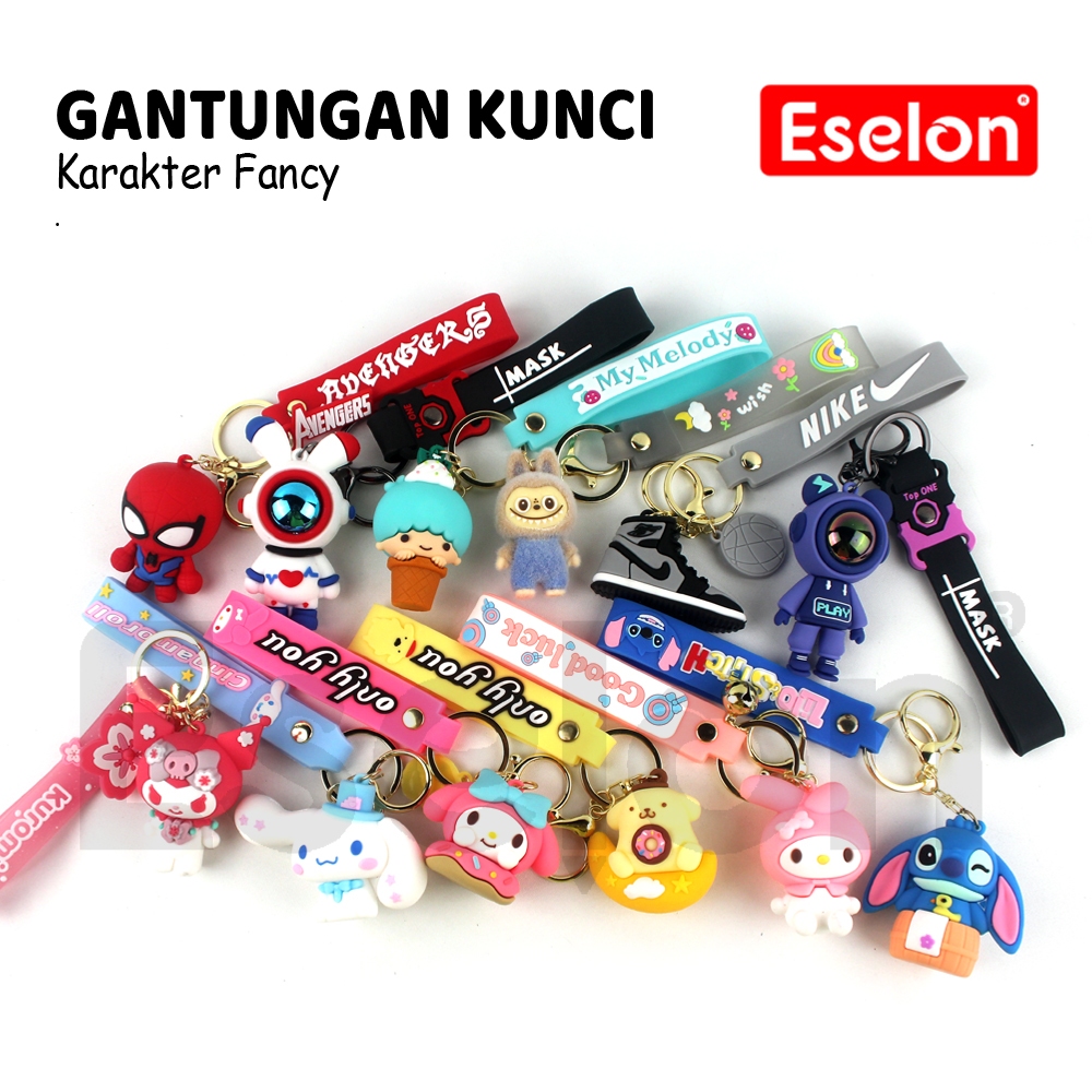Jual 1buah Gantungan Kunci Boneka / Keychain Gantungan Tas Karakter ...