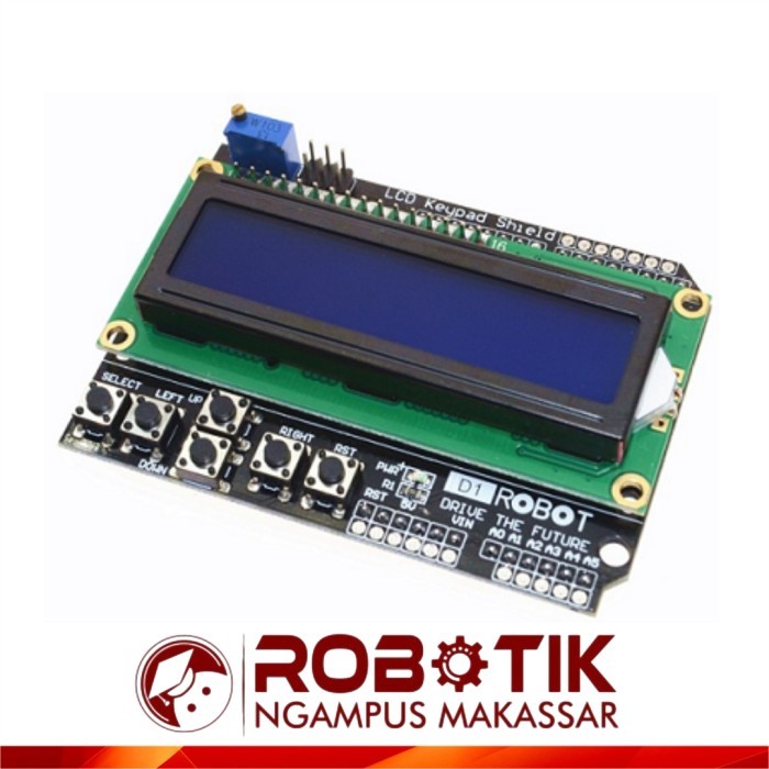 Jual Keypad Shield LCD 16x2 Biru LCD 1602 | Shopee Indonesia