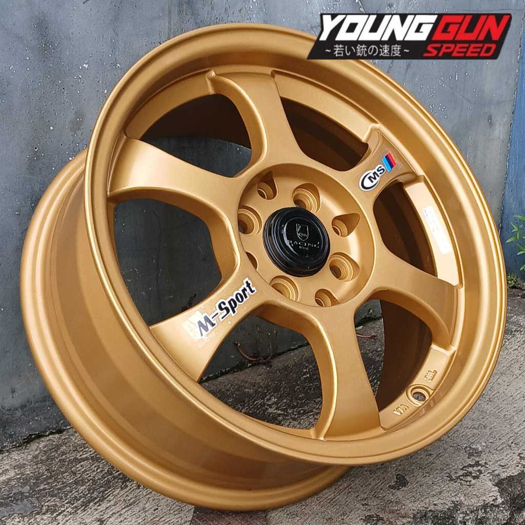 Jual velg te37 R15 Lebar Rata H8X100-114,3 Velg Mobil Mobilio Sirion ...