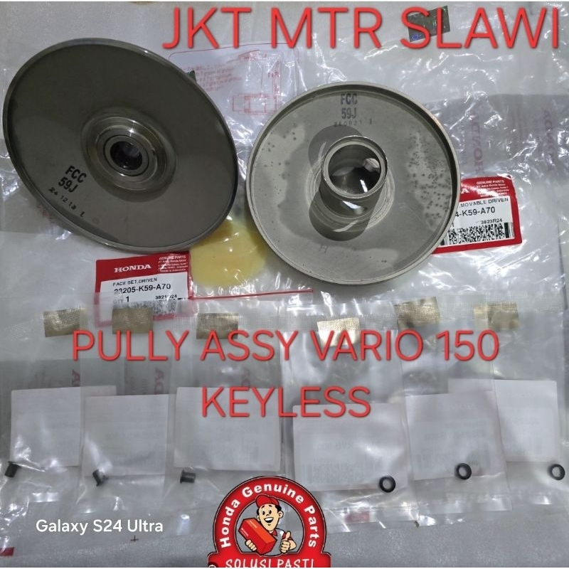 Jual 23205-k59-A70, 23224-k59-A70 face set,driven, face set,movable driven, pully assy vario 150 ...