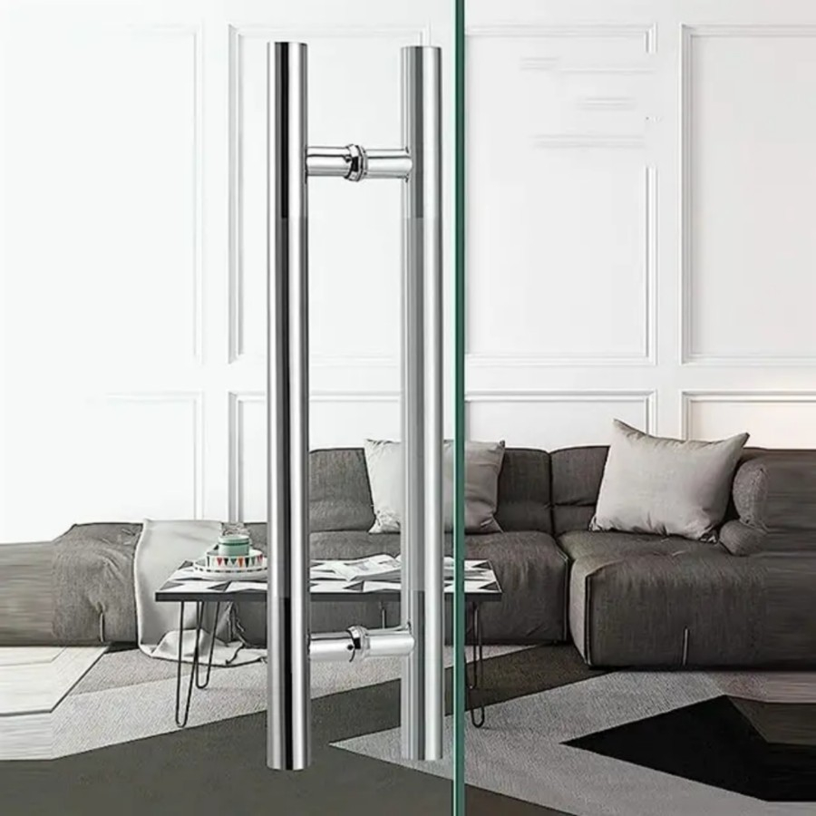 Jual Pull Handle H As 40cm Panjang 60cm Chrome Stainless Steel Sus 304 ...