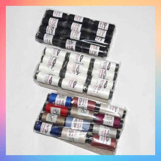Jual (12 PCS) BENANG JAHIT TANGAN BESAR PERPACK 12PCS BUTTERFLY Kemasan ...