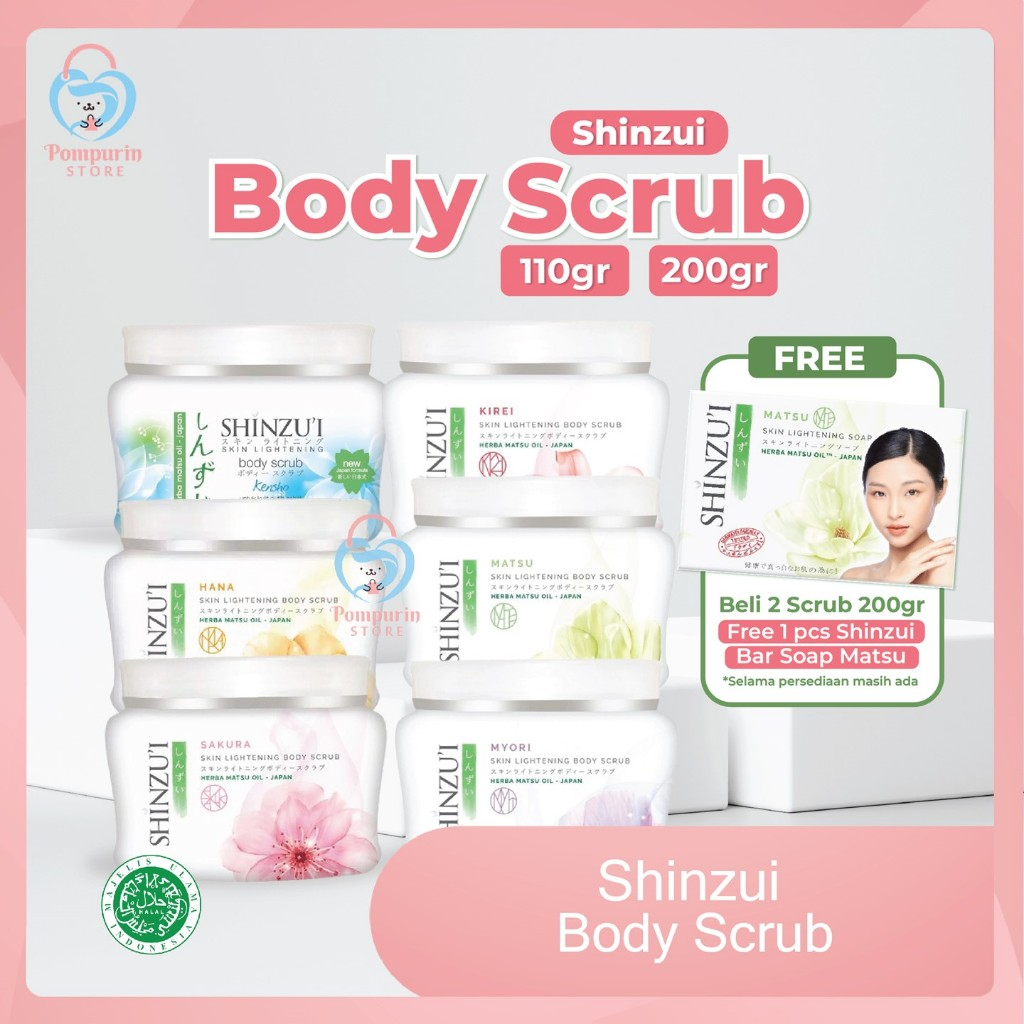 Jual Shinzui Body Scrub Matsu Hana Kensho Kirei Myori Sakura 120gr ...