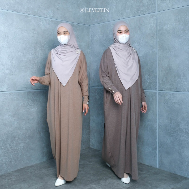 Jual Ayana Abaya Batwing Syar’i Bahan Skylar Knit by Levezein (Gamis Haji Dan Umroh) | Shopee ...
