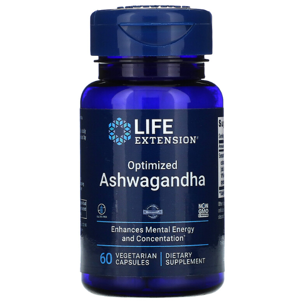 Jual Life Extension Optimized Ashwagandha (60 veg Capsules) | Shopee ...