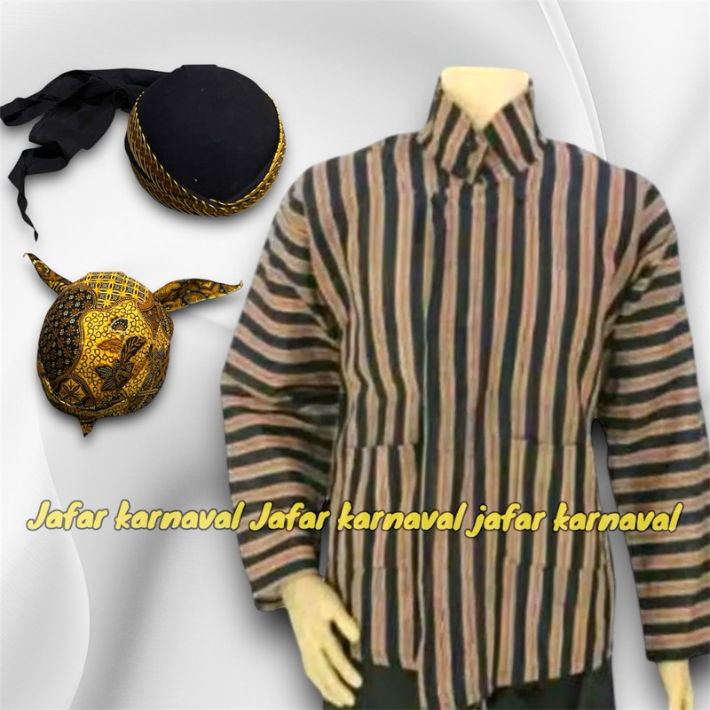 Jual BAJU SURJAN LURIK DEWASA/ BAJU ADAT JAWA DEWASA | Shopee Indonesia