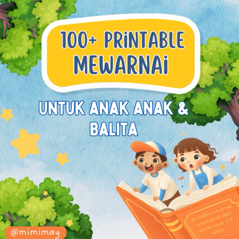 Jual 100+ printable mewarnai bahasa indonesia worksheet anak paud buku ...