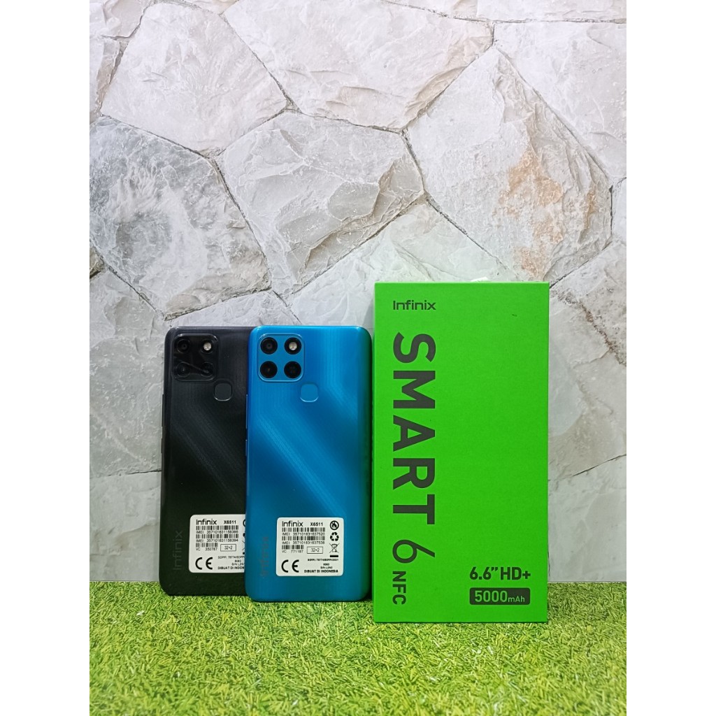 Jual Infinix Smart 6 NFC Ram 3/32 Second Fullset | Shopee Indonesia