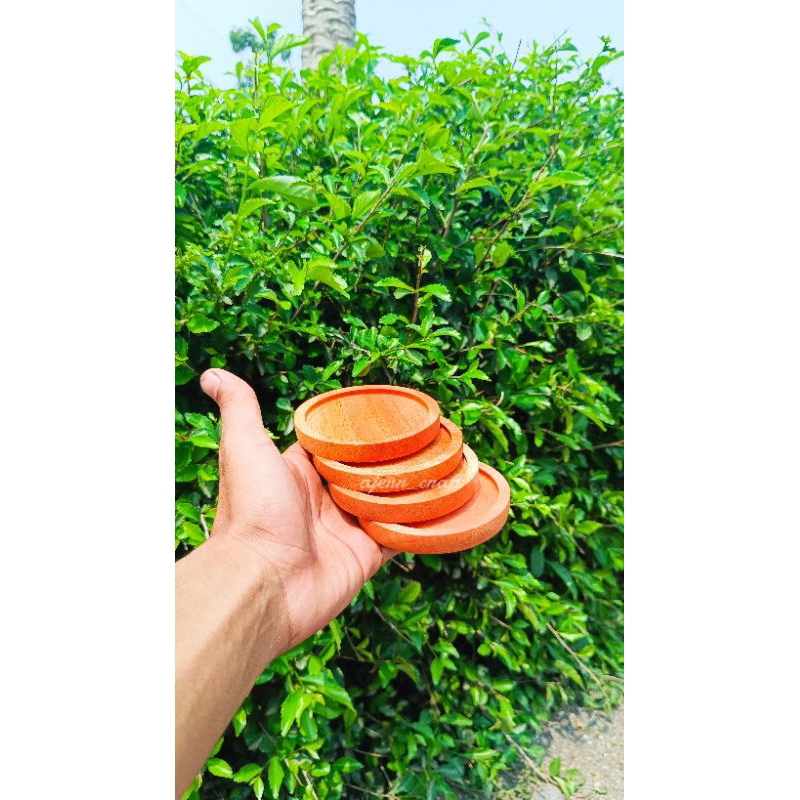 Jual coaster kayu, tatakan gelas kayu mahoni, alas gelas kayu,tatakan ...
