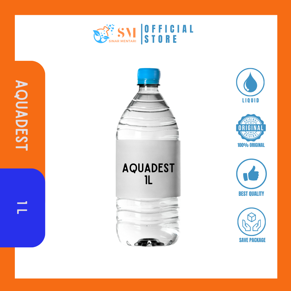 Jual Aquadest / air suling per 1L | Shopee Indonesia