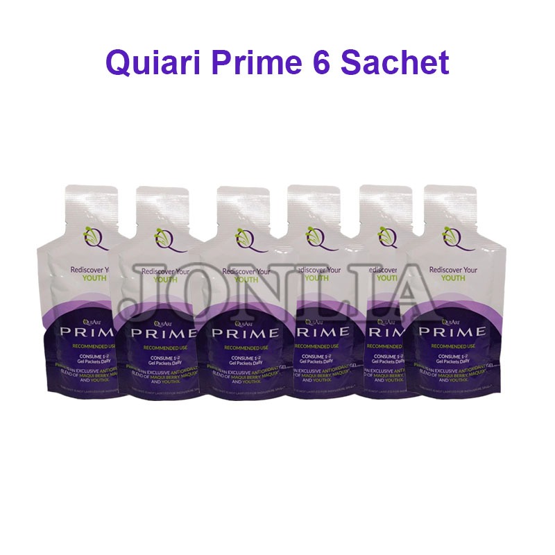 Jual 6 Sachet Quiari Prime Gel Original | Shopee Indonesia
