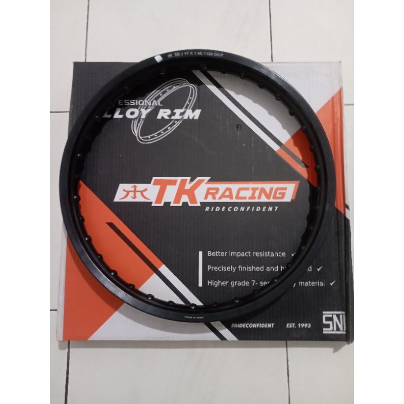 Jual Lingkar TK 17-140 Black Velg TK Racing Veleg Tk racing original ...